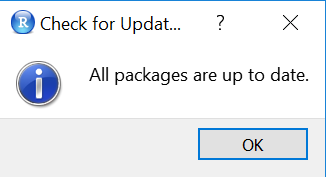 Updating R packages – The Data Community