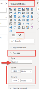Power BI: Customizing the page/canvas size – The Data Community