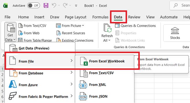 Merging Two Excel Files or Sheets Using Power Query (with the merge ...
